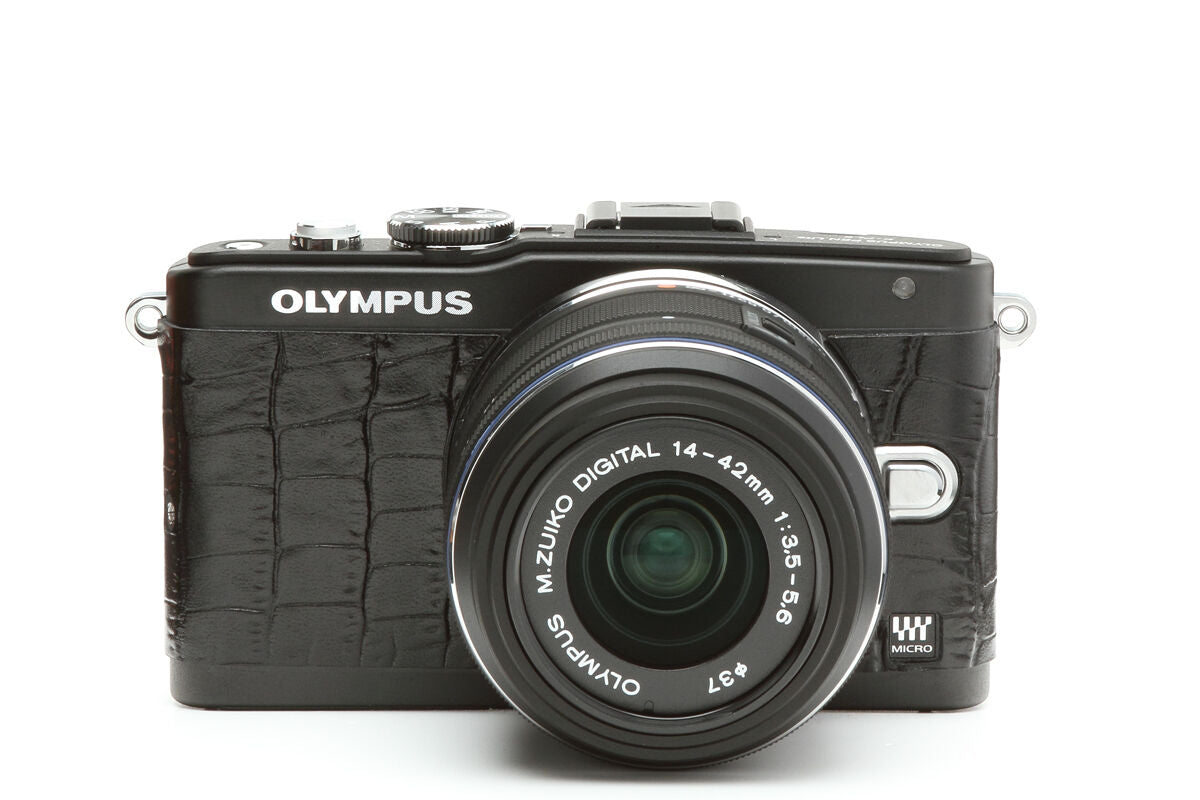 Camera Leather decoration sticker for Olympus PEN E-PL5 & E-PL6 Crocod ...